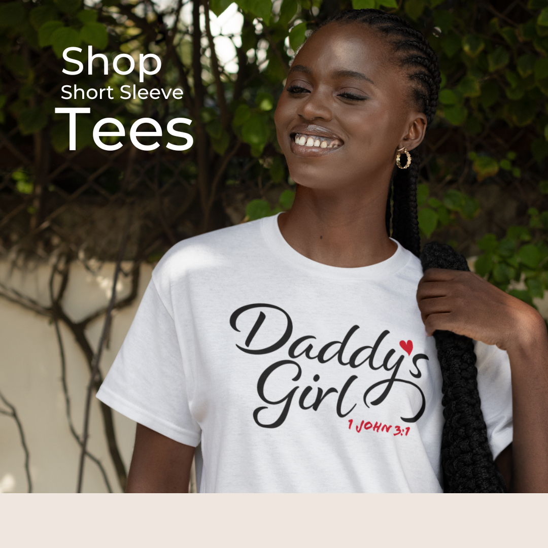 Traditional Daddy's Girl T-shirt [Black & White] – DaddysGirlOnLine